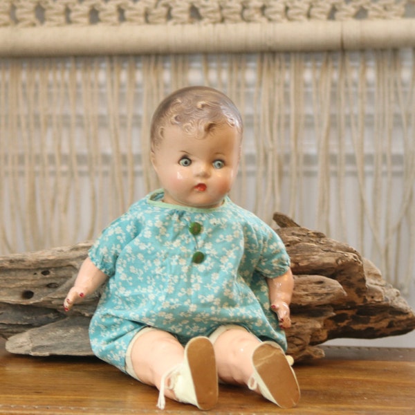 Molded Hair Doll - Etsy