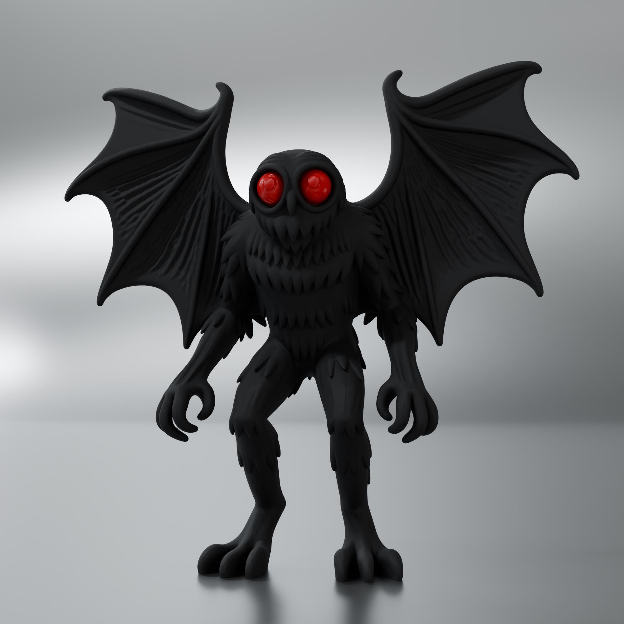Mothman Statue Cryptid Statue Gift Miniature 3D Printed - Etsy