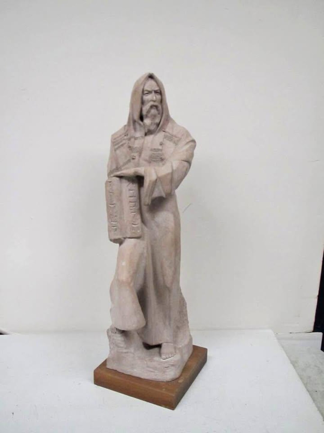 Vintage Austin Productions “moses” Sculpture, Religious Stone-finish ...
