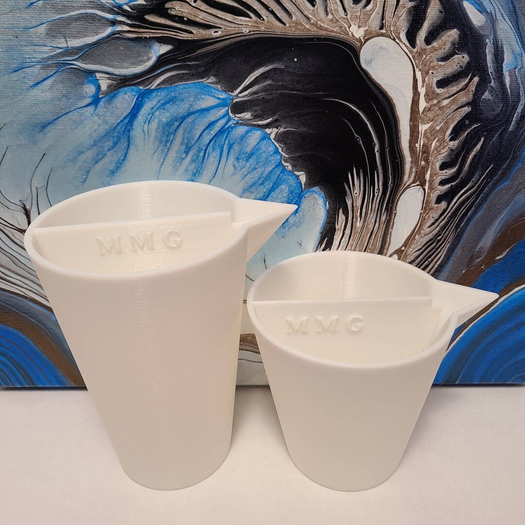 Acrylic Pouring Plastic Split Cup 10 16 or 32 Oz - Etsy