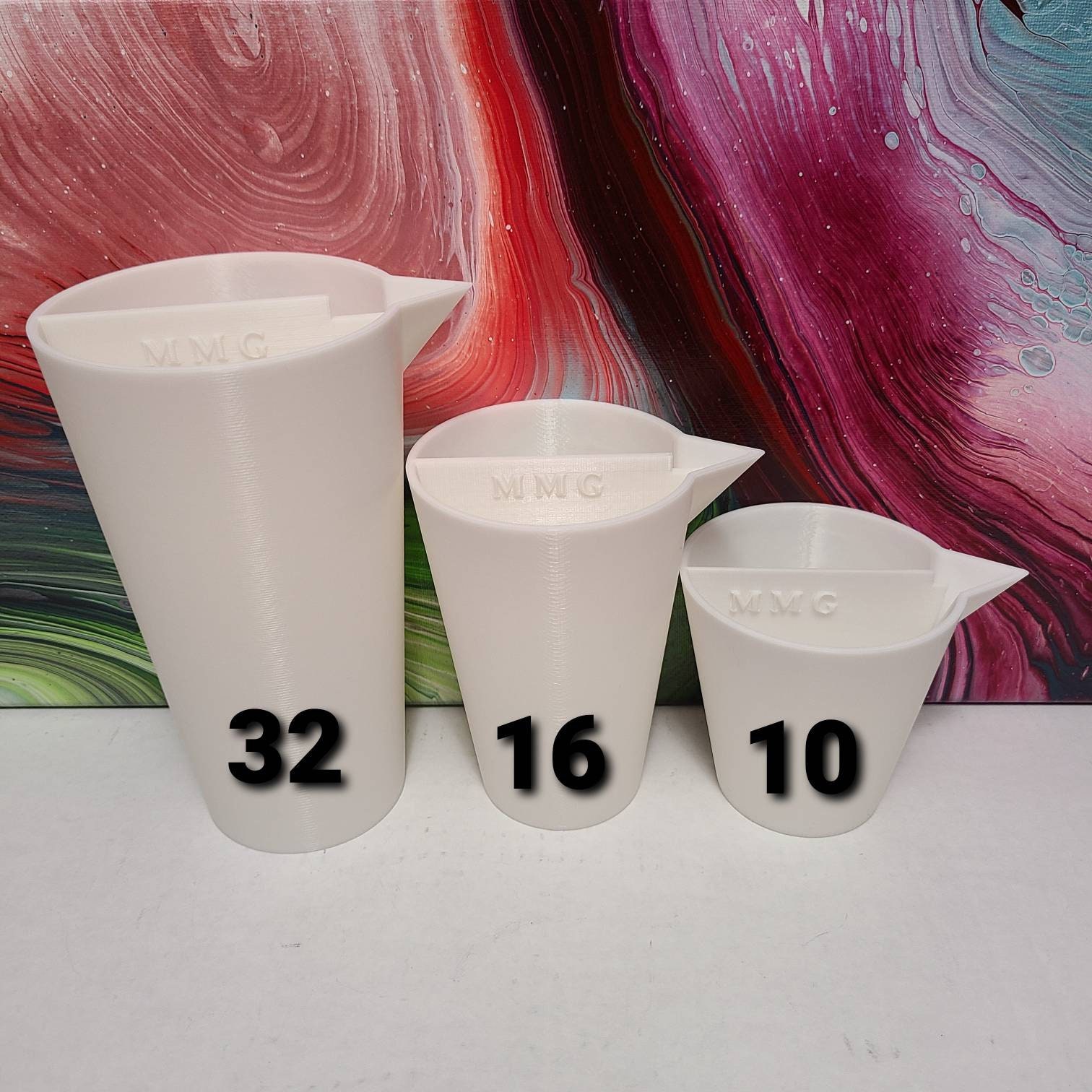 Acrylic Pouring Plastic Split Cup 10 16 or 32 Oz | Etsy