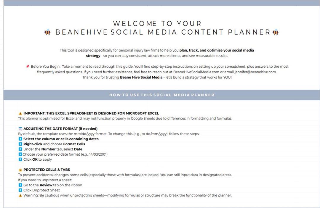 2025 Personal Injury Law Social Media Content Calendar – 150 Captions ...