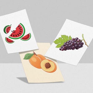 Bundle Fruits Clipart | Fruit Watercolor Flowers and Trees | Food ...
