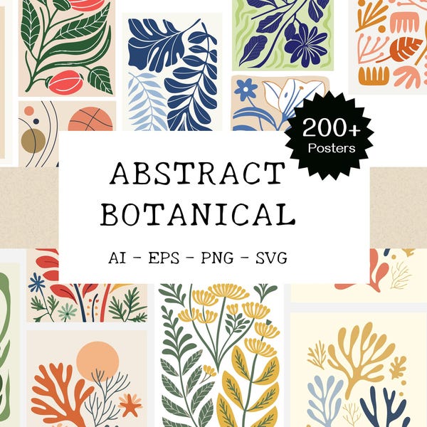 Boho Botanical Art - Etsy