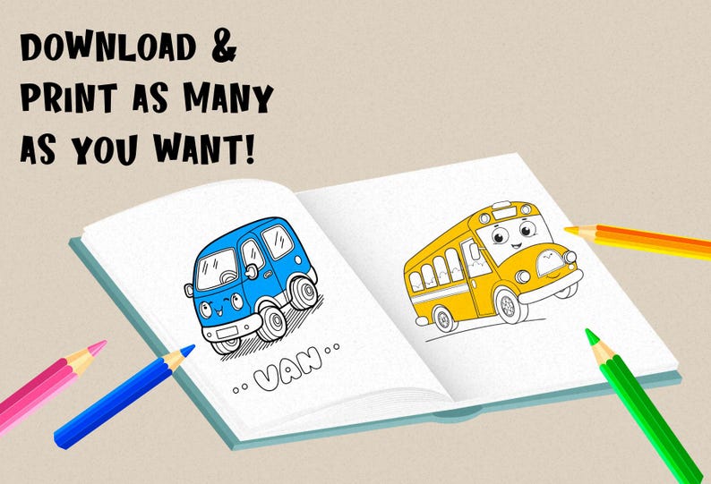 Vehicles Colouring Worksheet | Printable Transportation Coloring Page ...