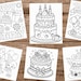 Cake Coloring Worksheet | Fun Bakery Activity Sheet for Kids ...