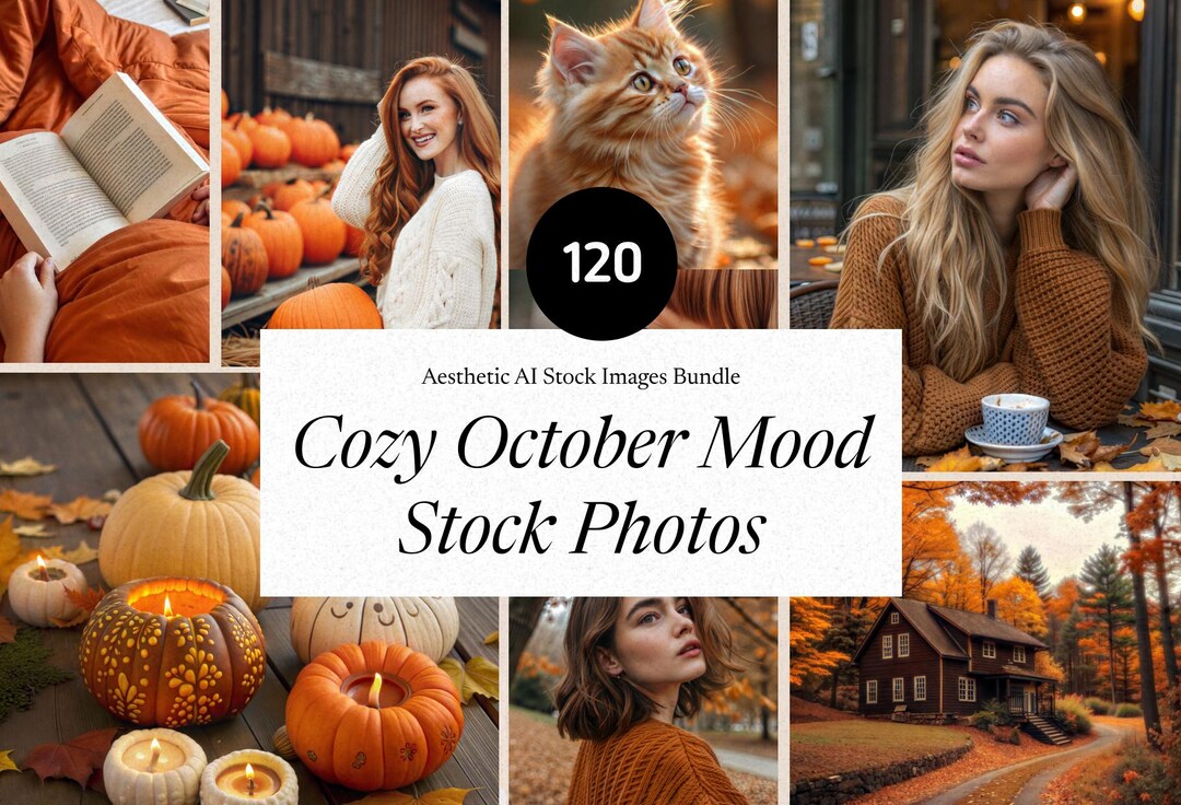 Cozy Autumn Stock Photos: October Lifestyle Images (digital Download ...
