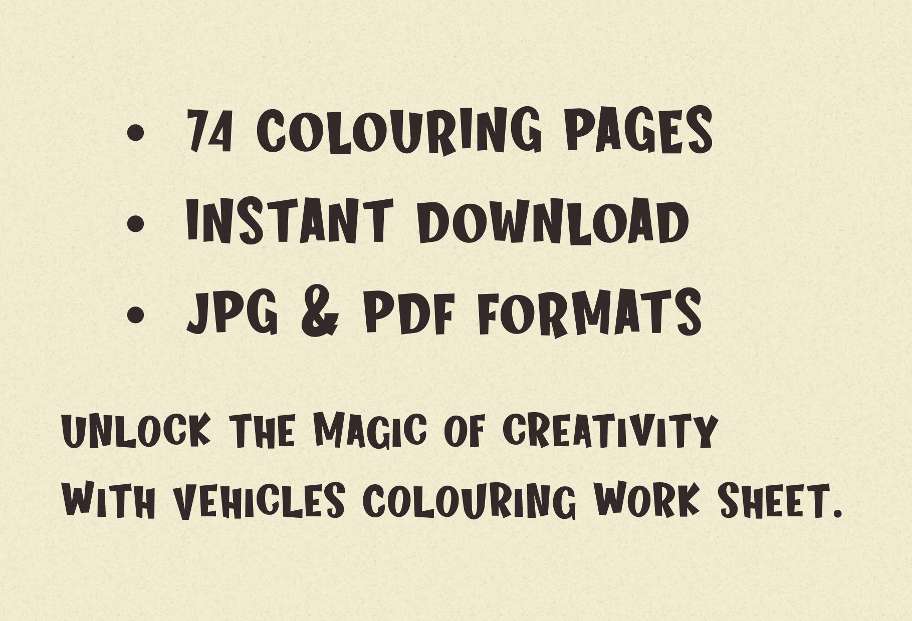 Vehicles Colouring Worksheet | Printable Transportation Coloring Page ...