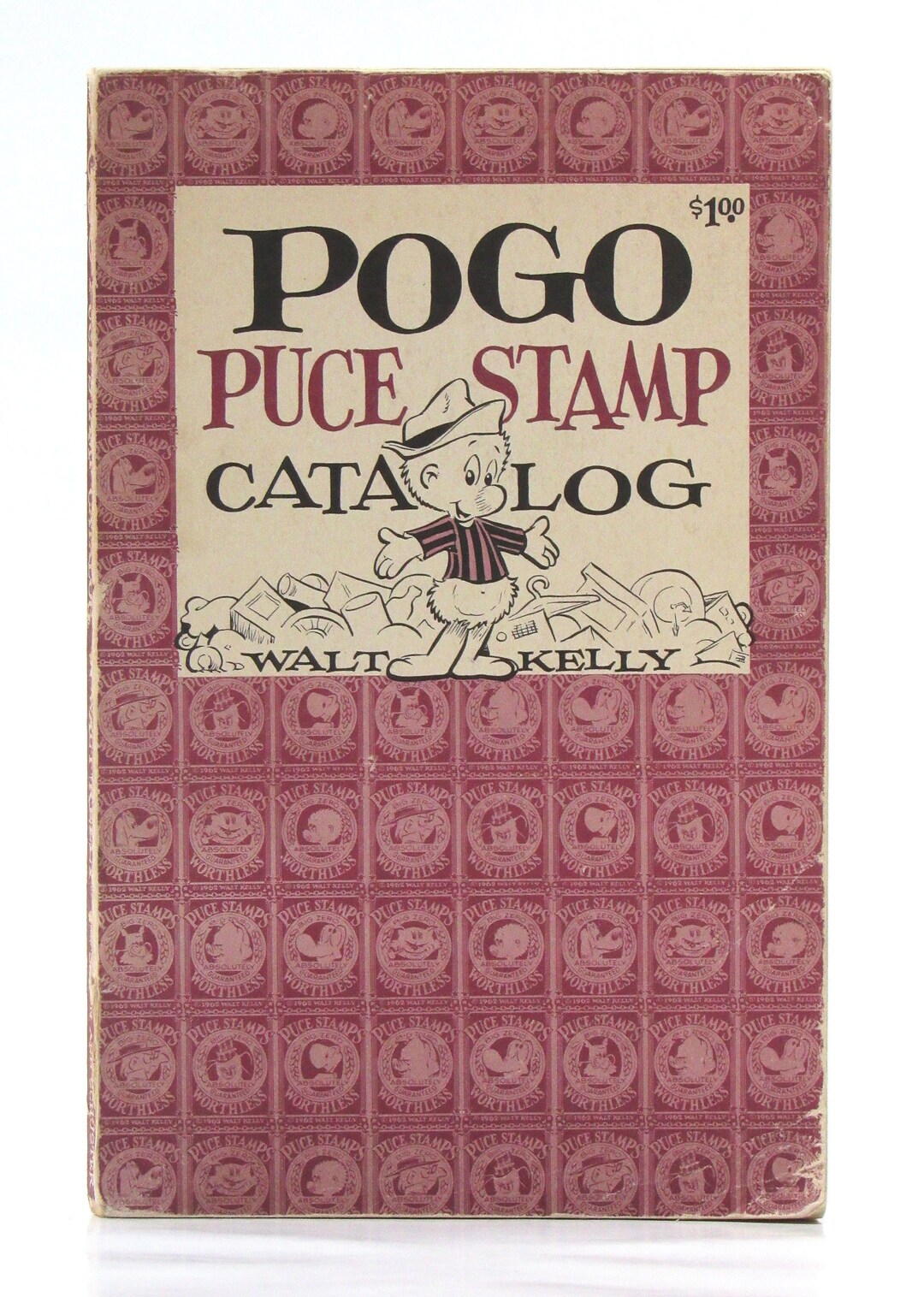 Kelly, Walt pogo Puce Stamp Catalog 1963, 1st Edition, Illustrated Line ...