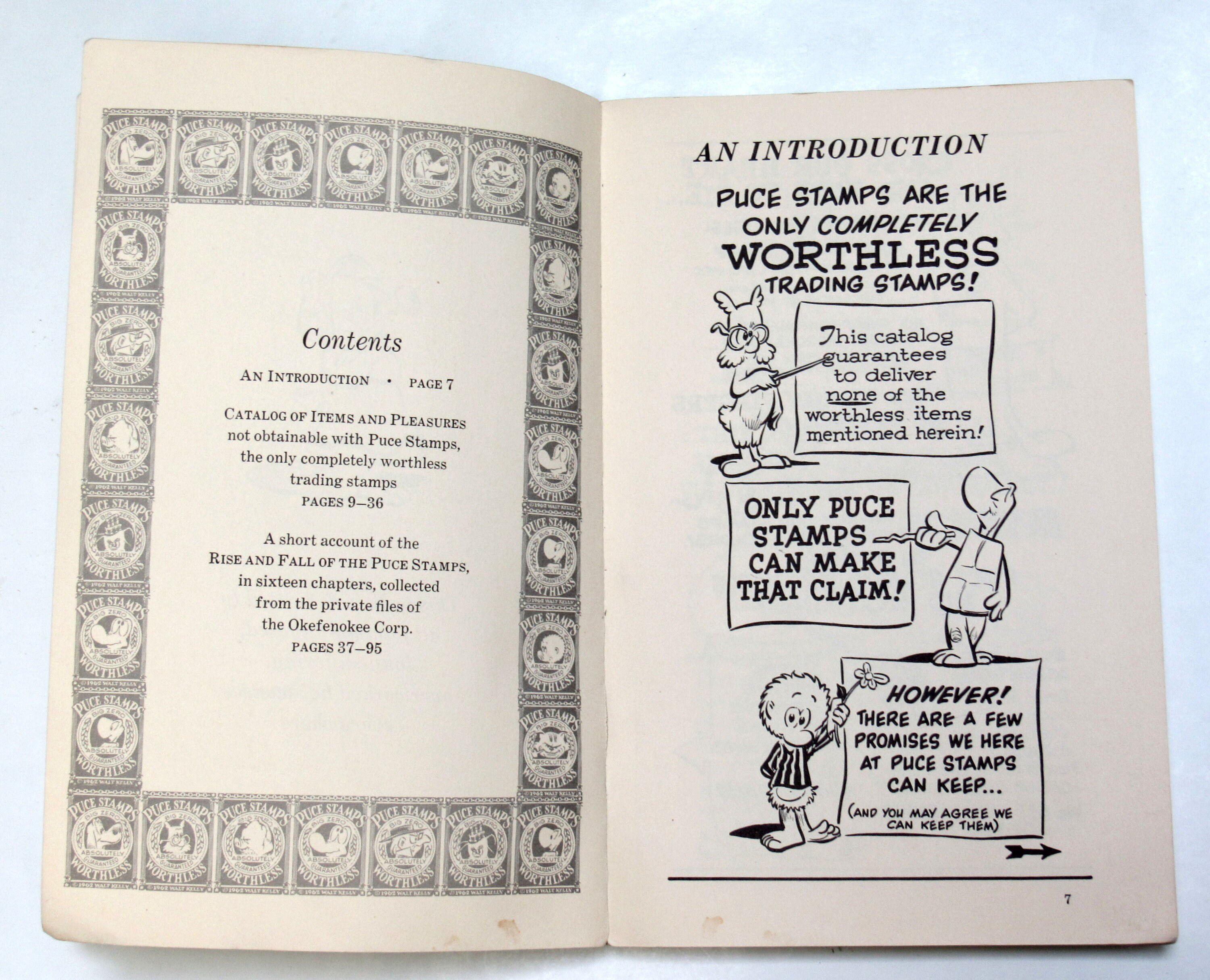 Kelly, Walt pogo Puce Stamp Catalog 1963, 1st Edition, Illustrated Line ...