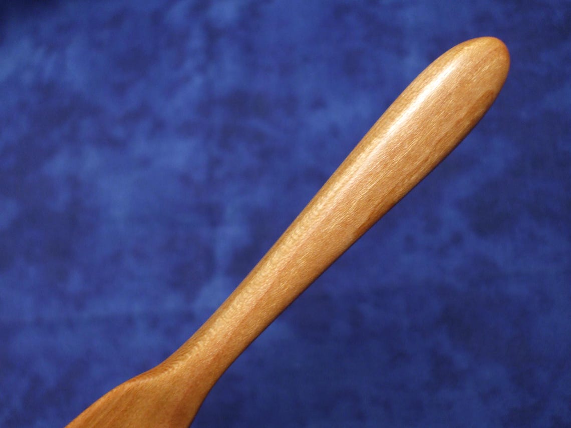 Small Spreader Butter Knife Hand Carved in Cherry Wood - Etsy