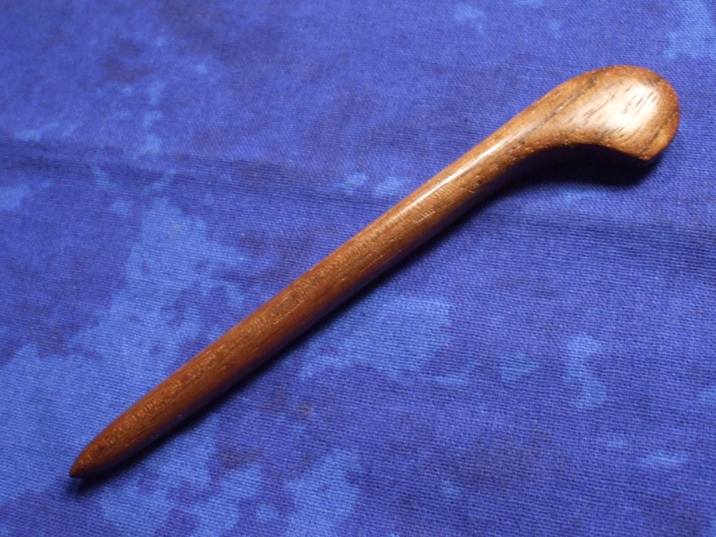 Hair Stick Shawl Pin Hand Carved From Black Walnut Wood Skinny | Etsy