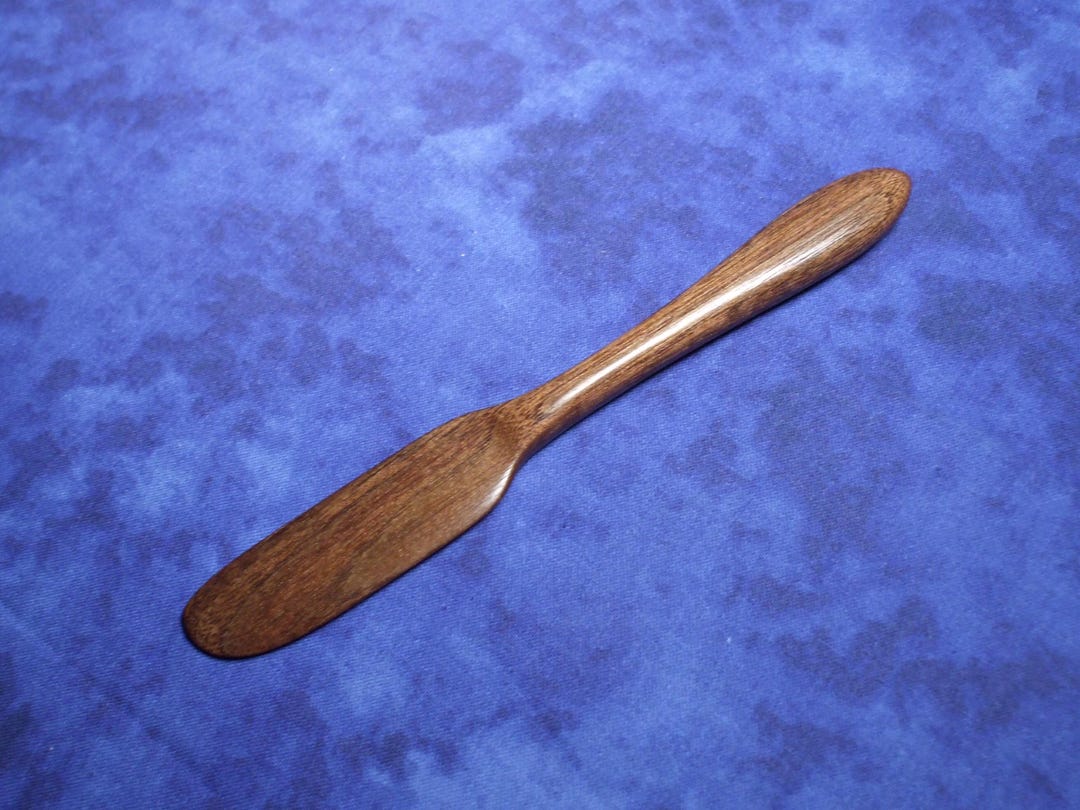 Small Spreader Butter Knife Hand Carved in Walnut Wood - Etsy
