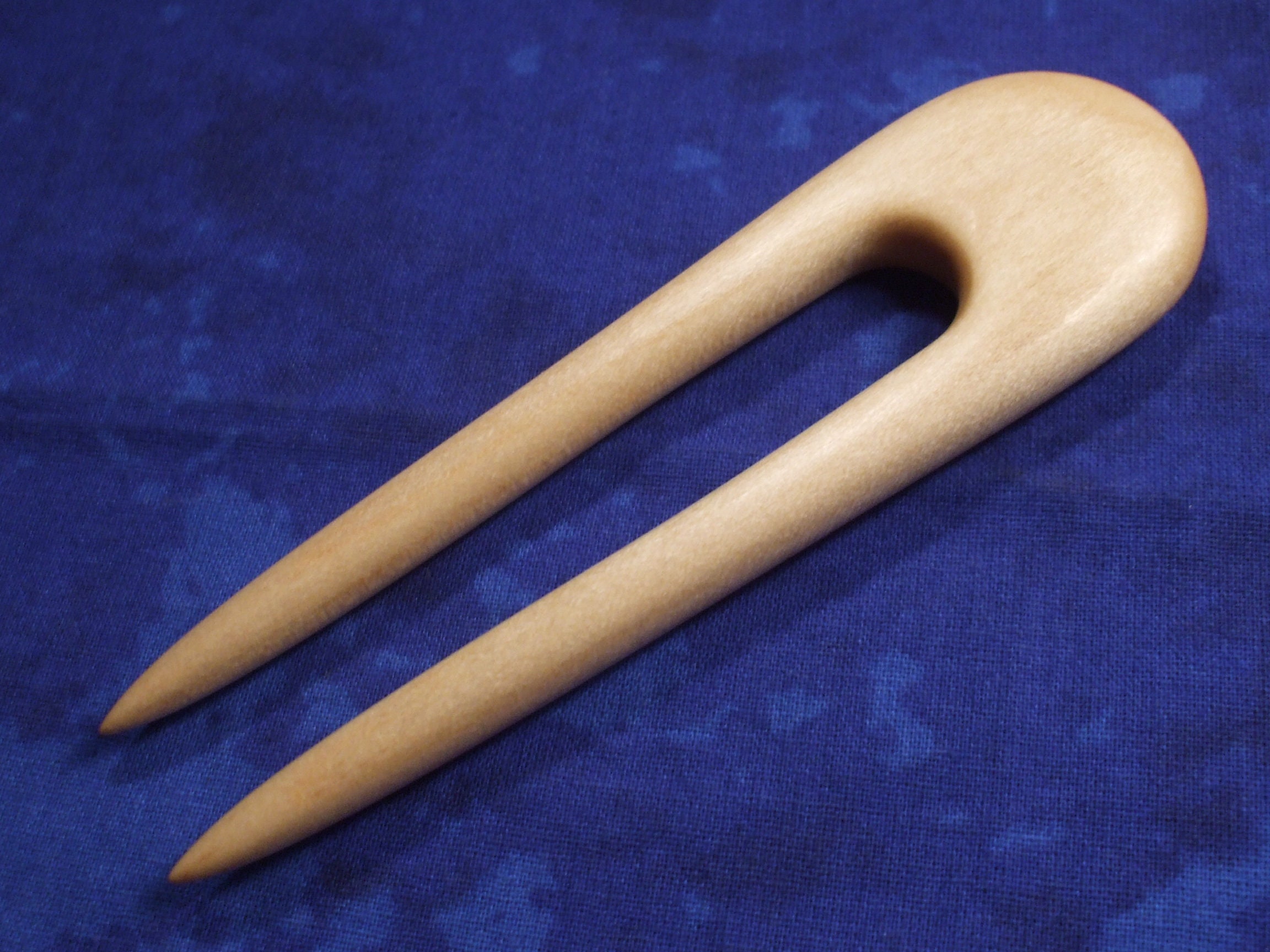 Hair Fork Hair Accessories Hand Carved From Hard Maple Wood | Etsy