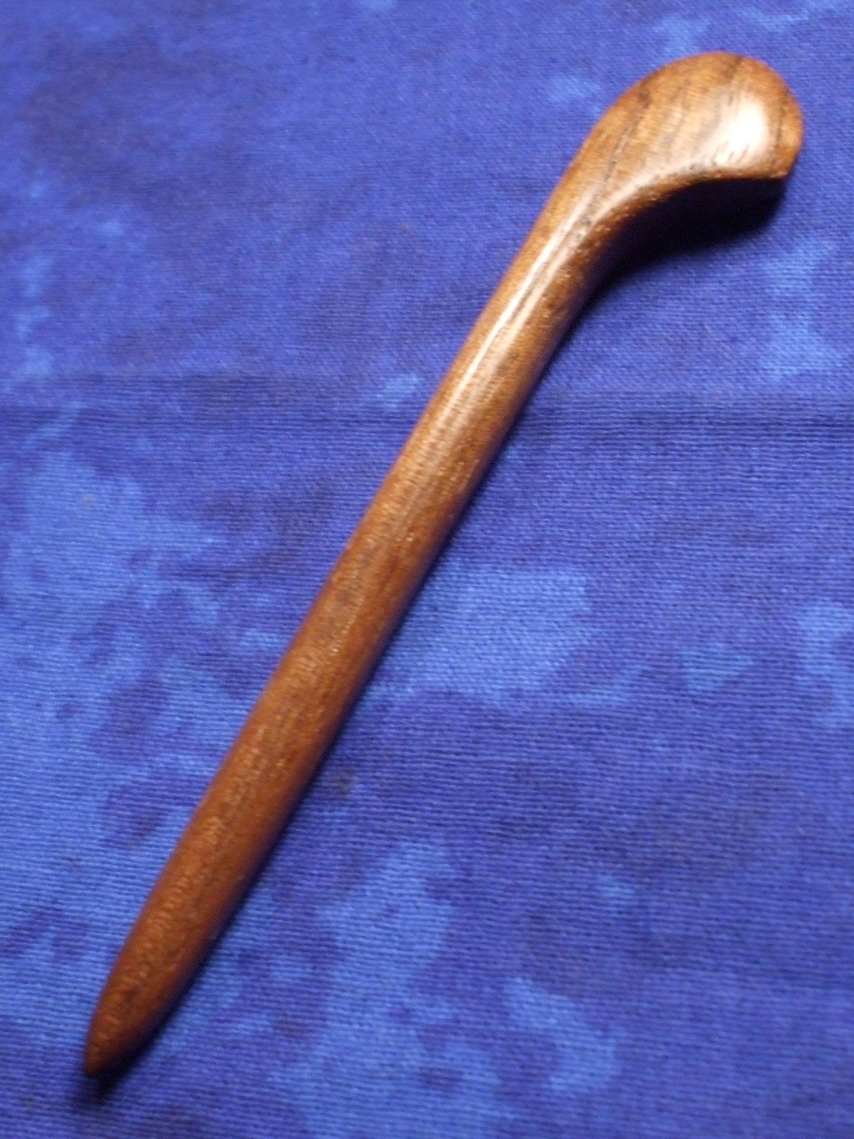 Hair Stick Shawl Pin Hand Carved From Black Walnut Wood Skinny | Etsy