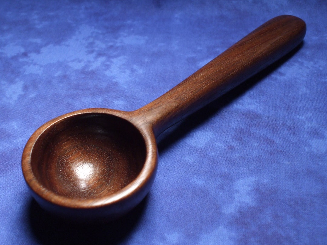 2 Tablespoon Measuring Spoon Coffee Scoop Hand Carved From Black Walnut ...
