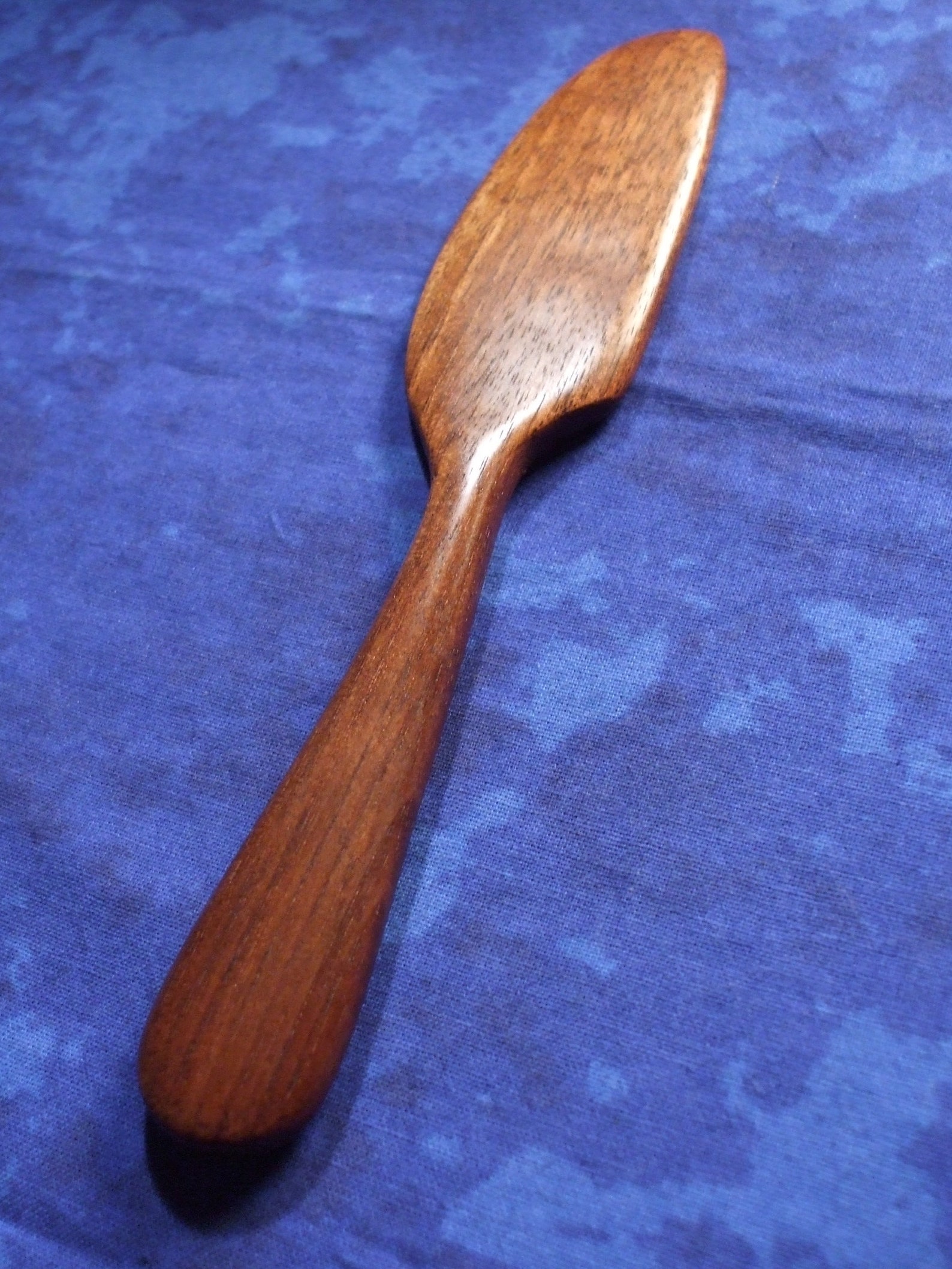 Hand Carved Small Wooden Knife Spreader in Walnut Wood - Etsy