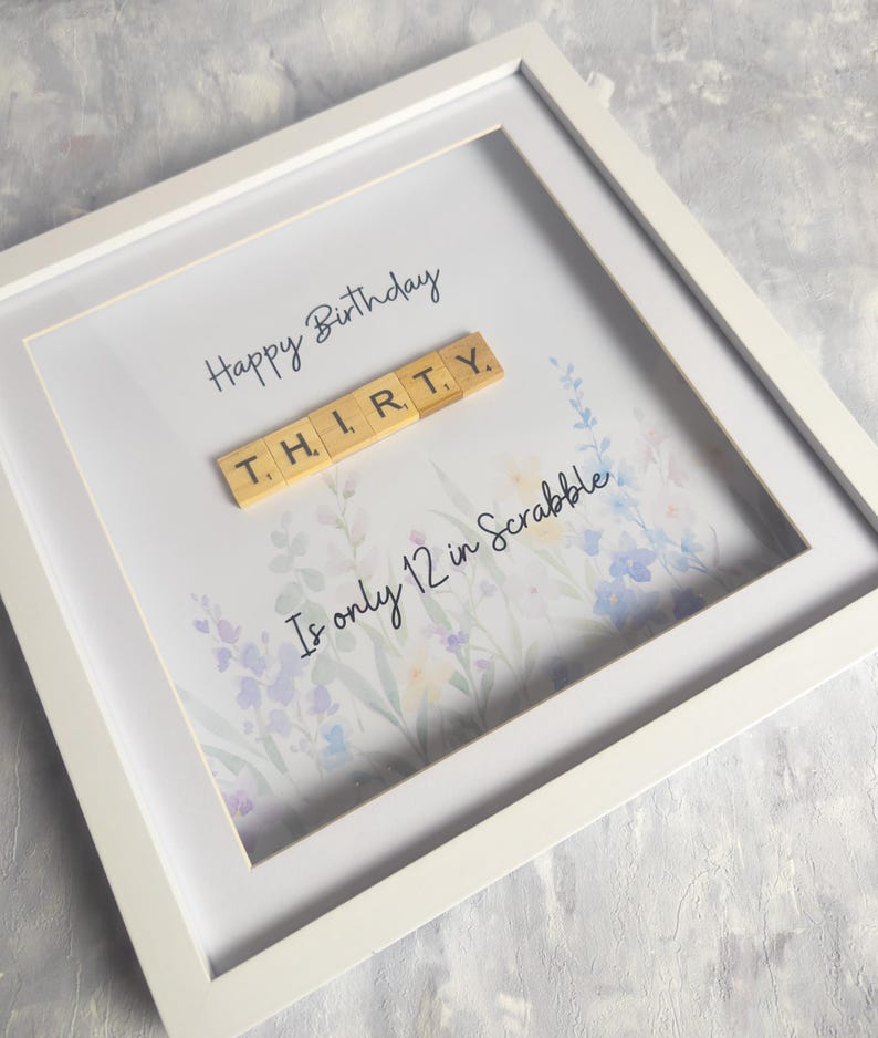 30th Birthday Frame | 30th Birthday Frame | Personalised Picture ...