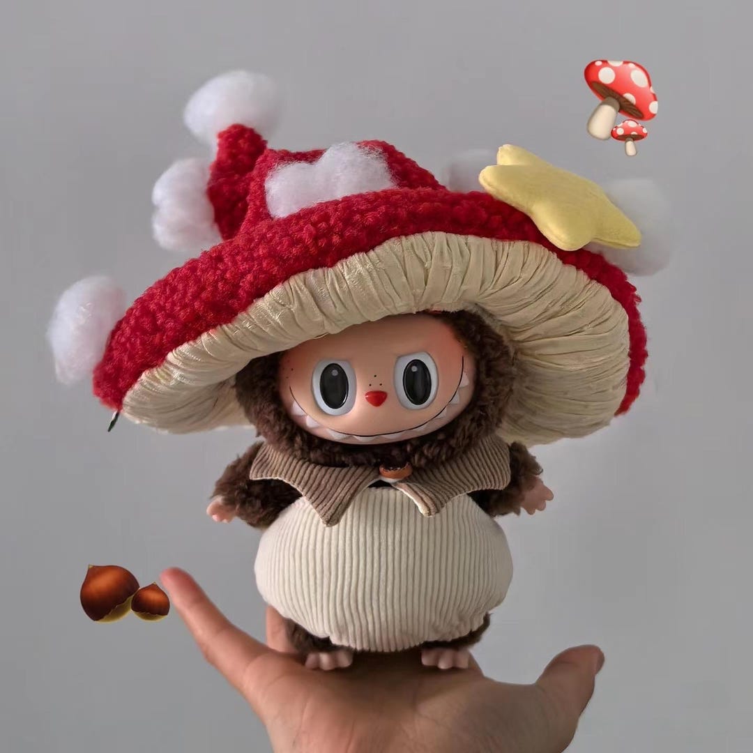 Labubu Clothes Super Mario Mushroom Set(no Doll) - Etsy