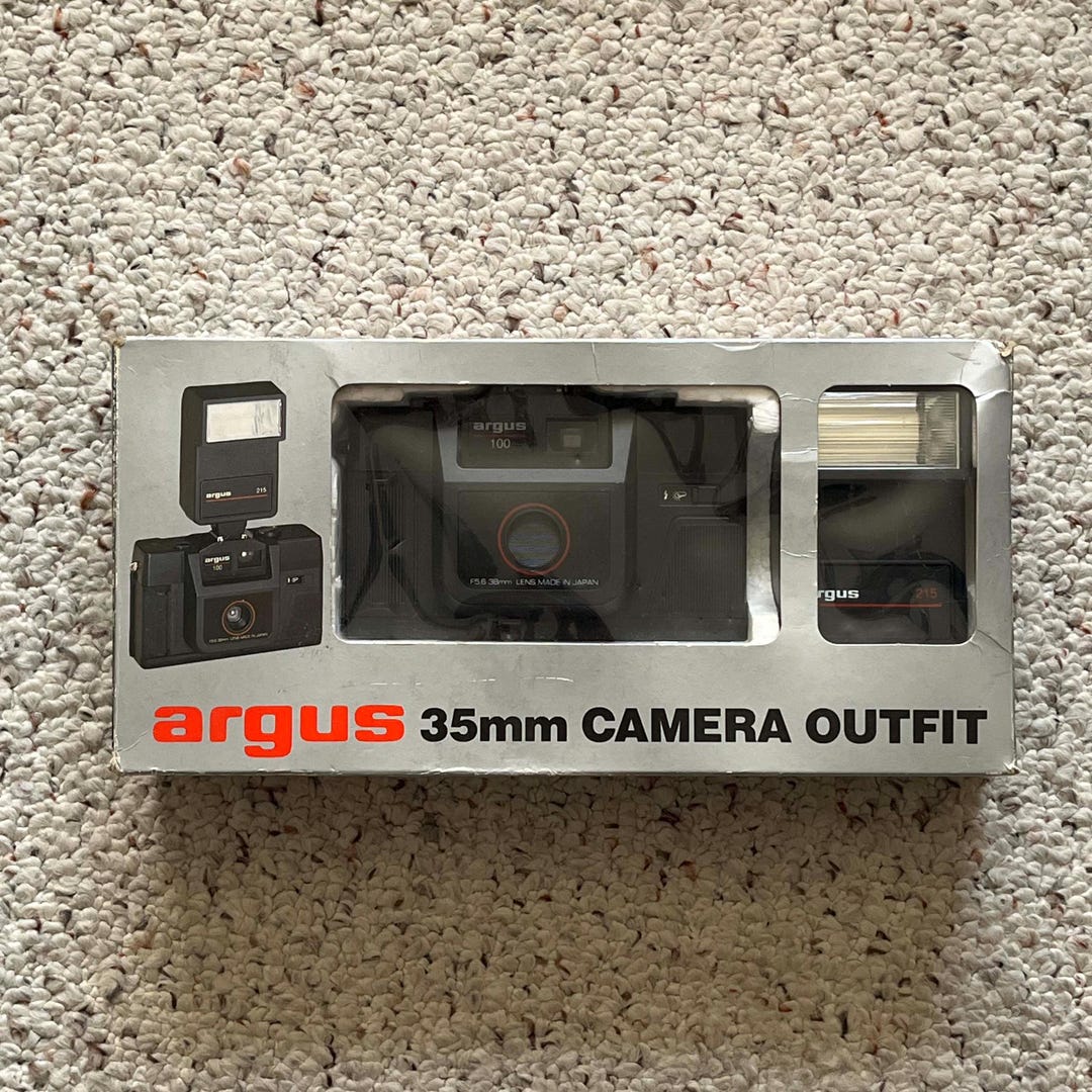 ARGUS 35mm Film Photography Kit - Camera and Flash Still in Original ...