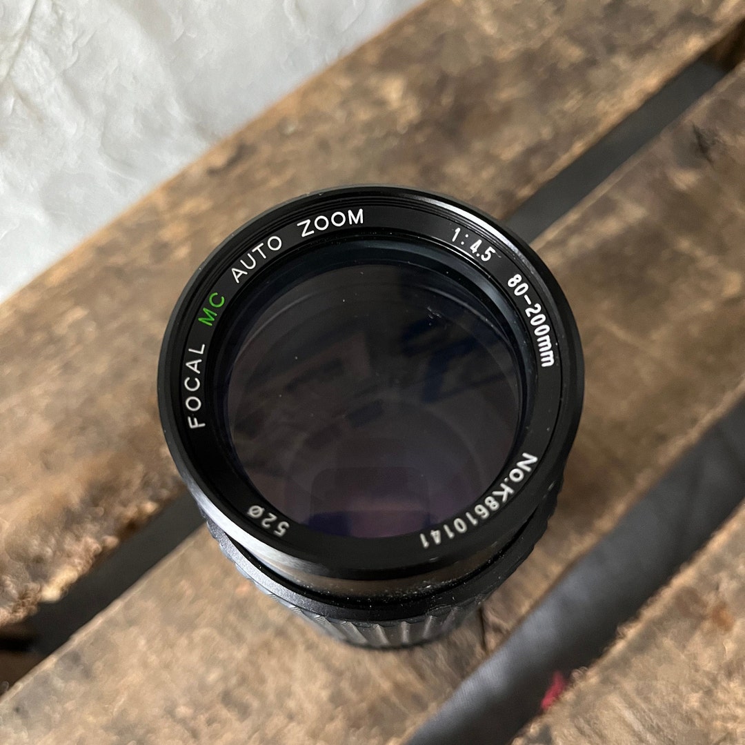 FOCAL MC Auto Zoom 80-200mm Vintage Camera Lens for Canon FD Mount - Etsy