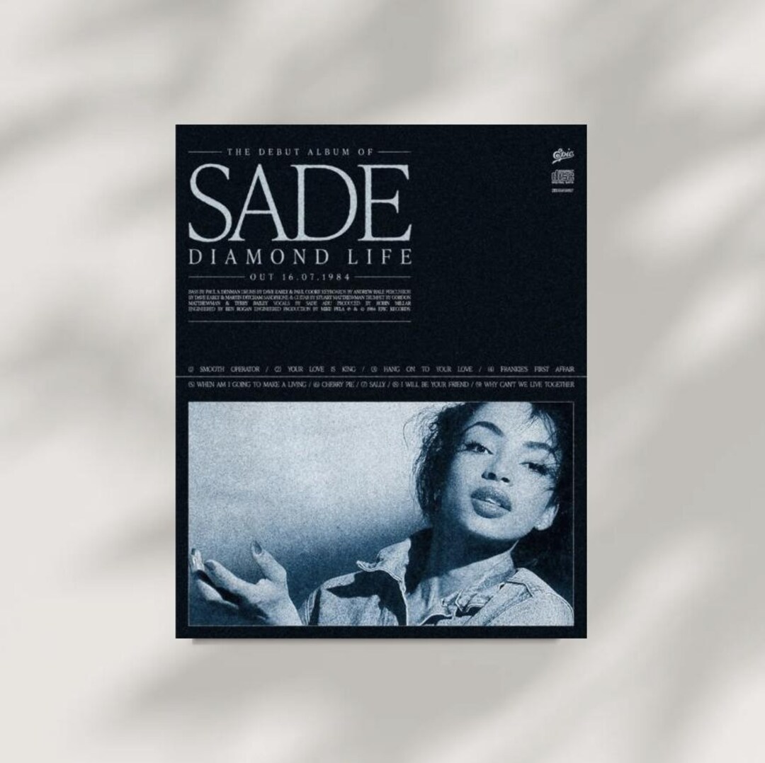 Sade – Love Deluxe Album Digital Poster - Etsy