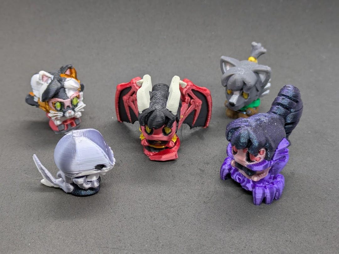 Little Dudes: Fantasy 3D Printed Character Minis - Etsy
