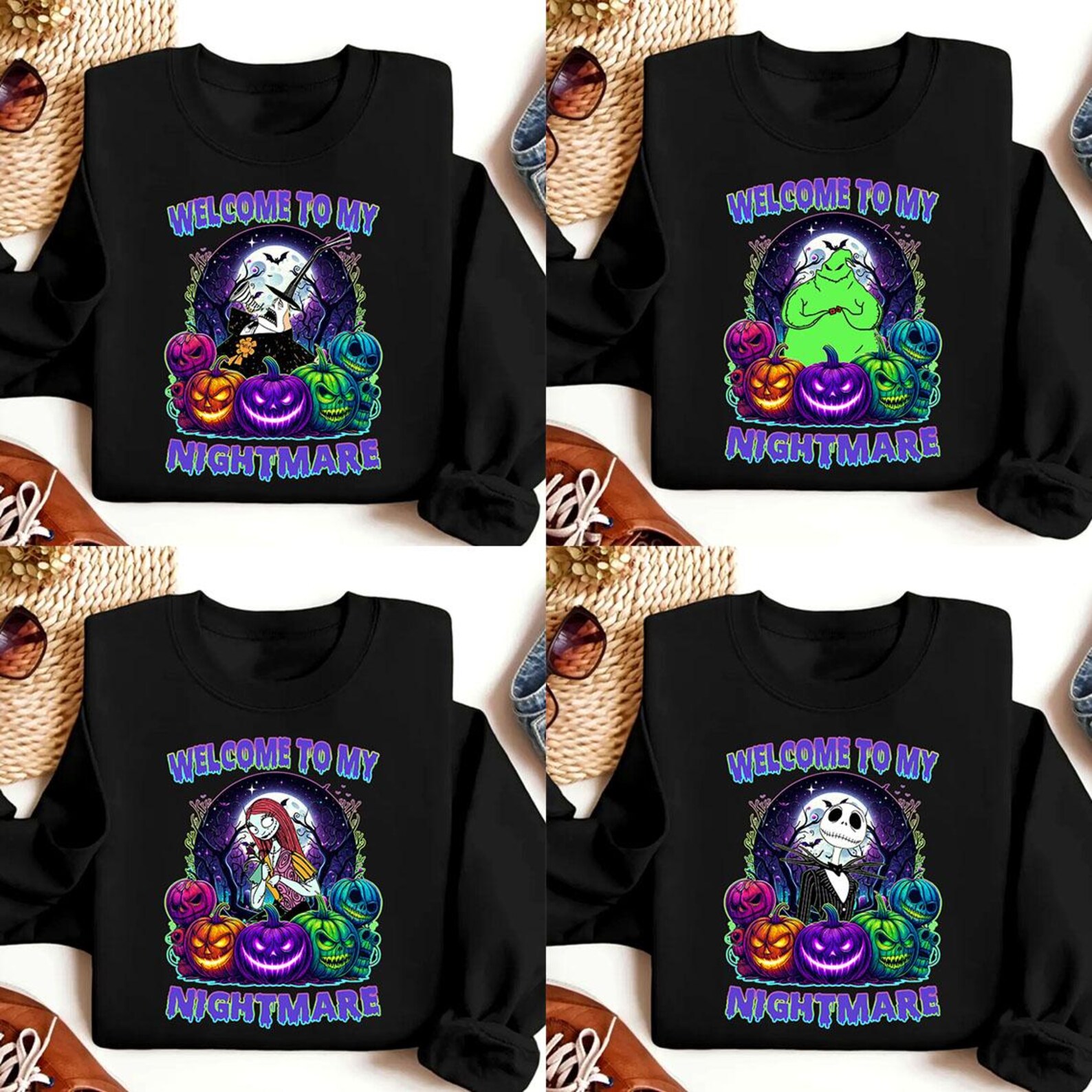 Welcome to My Nightmare Png Bundle, Christmas Nightmare Character Png ...
