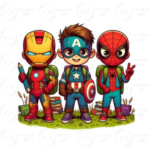 Superhero Hello Grade Png, Back to School Png, Teacher Png, Preppy Back ...