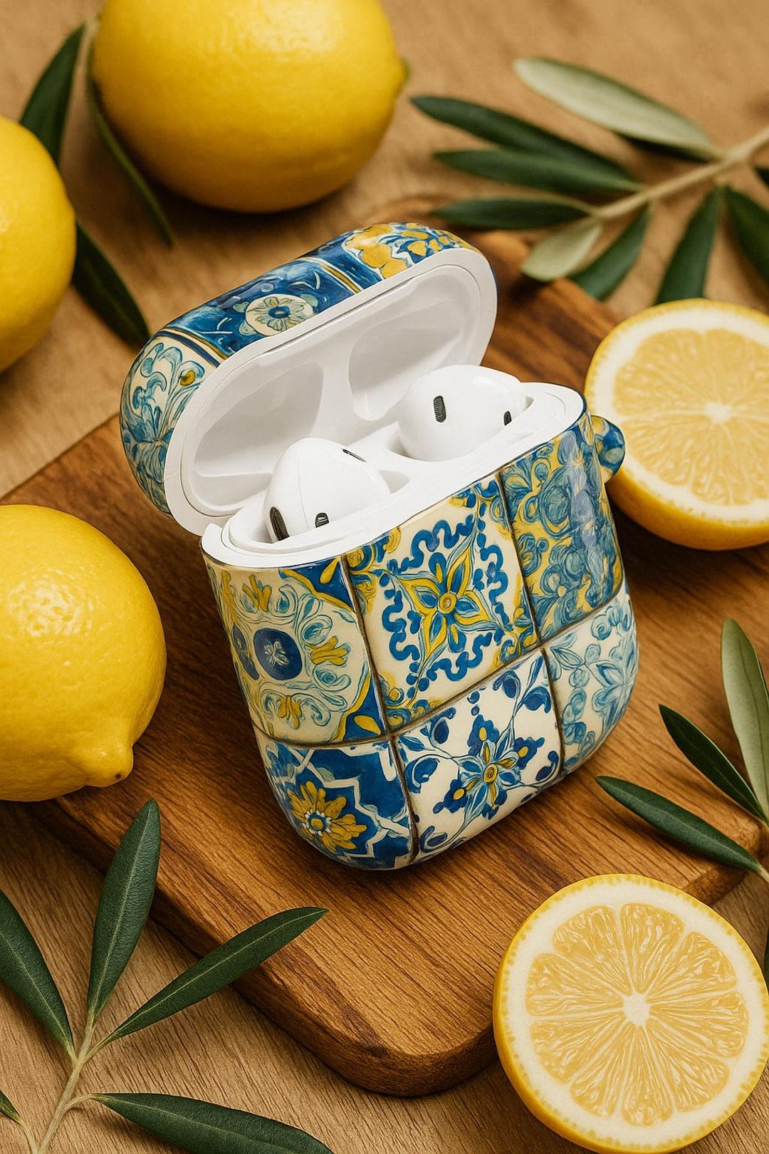 Portuguese Tile Airpods Case | Airpods Gen 1- 4 | Airpods Pro Gen 1- 2 ...