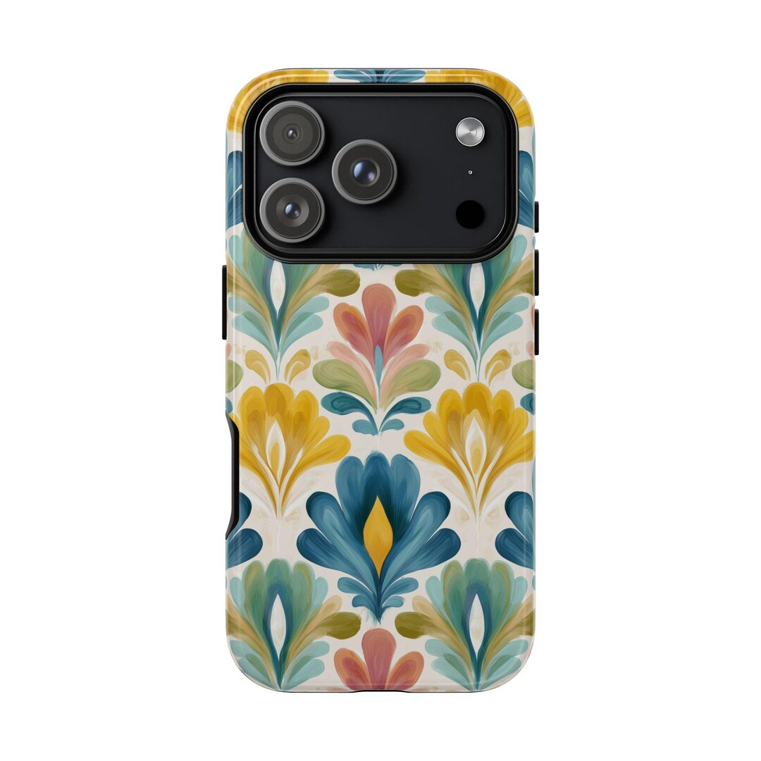 Peacock Art Nouveau Pattern Phone Case | Vintage Ornamental Design ...