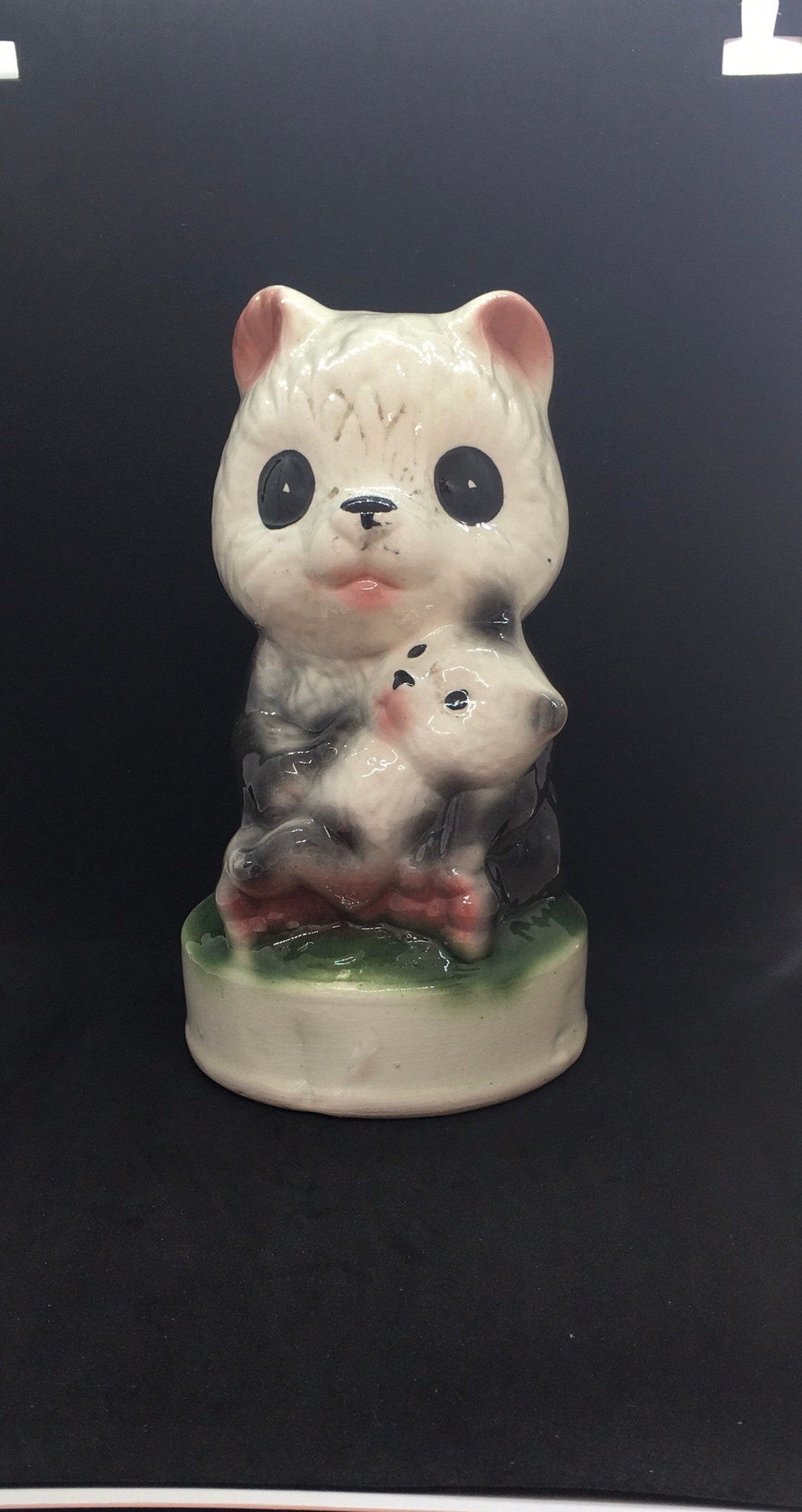 Vintage Panda Ceramic Piggy Bank - Etsy