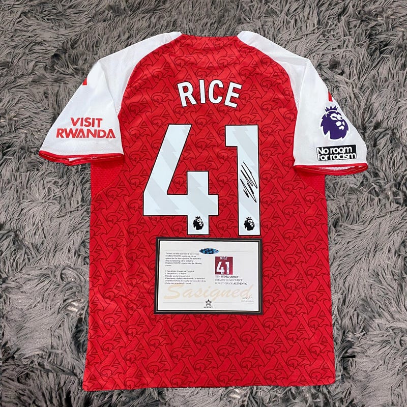 Arsenal Signed Cards - Etsy UK