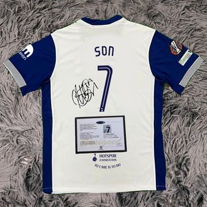 Son Heung-min SIGNED Tottenham Spurs Europa League FINAL Signature ...