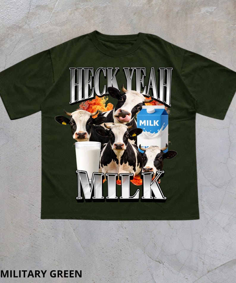 Lactose Tolerant Funny Cow Meme T-shirt,edgy Meme Graphic Tee,gen Z ...