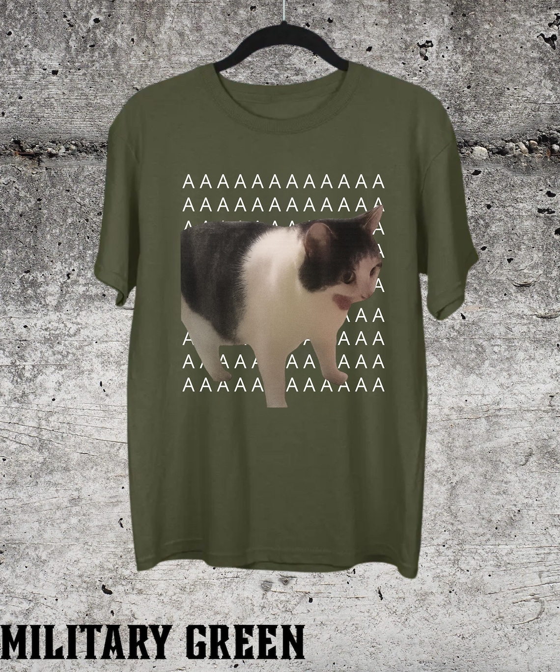 Screaming Cat Memet-shirt,funny Internet Meme Tee,silly Cat Shirt,gag ...