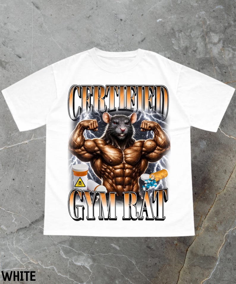 Certified Gym Rat Meme T-shirt,gym Lovers Gift,pump Cover Gift for ...