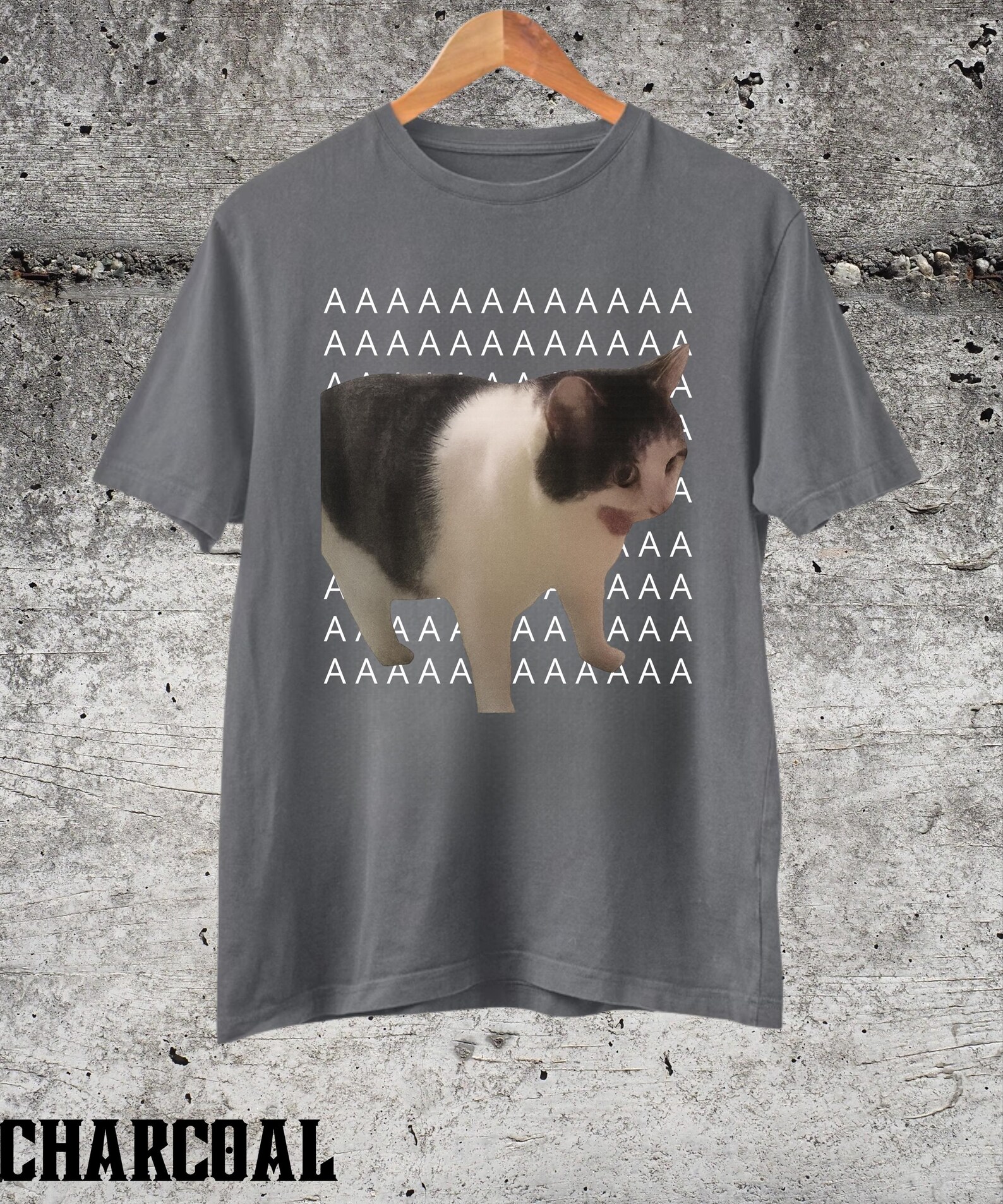 Screaming Cat Memet-shirt,funny Internet Meme Tee,silly Cat Shirt,gag ...