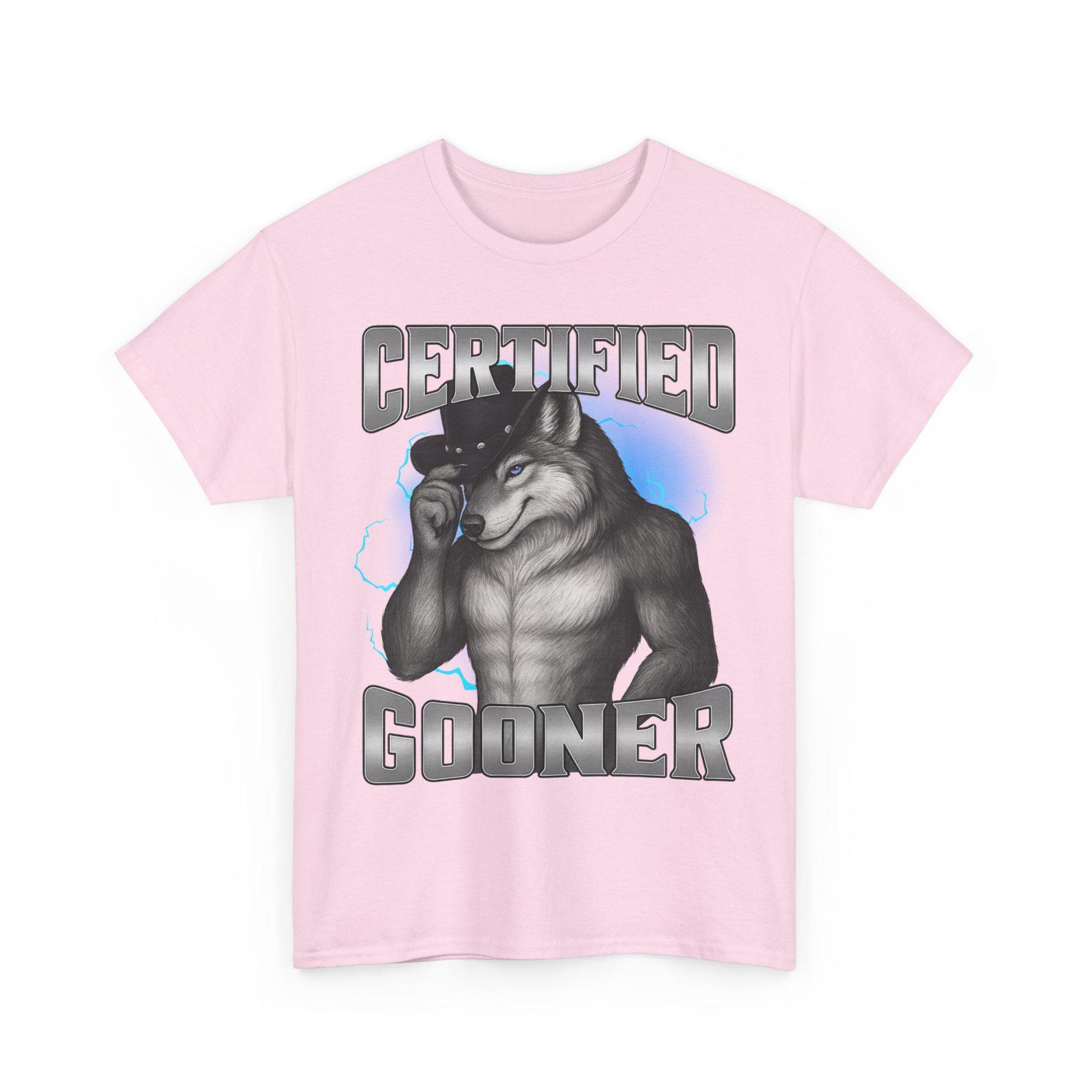 Certified Gooner Shirt,funny Cringe Shirt,werewolf Meme Tshirt,gen Z ...