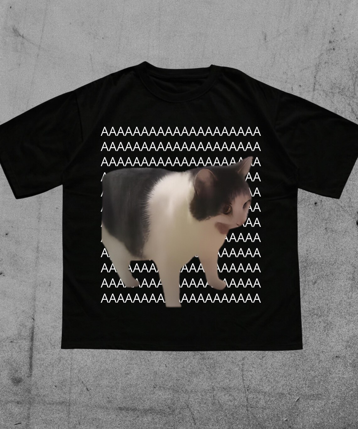 Screaming Cat Memet-shirt,funny Internet Meme Tee,silly Cat Shirt,gag ...