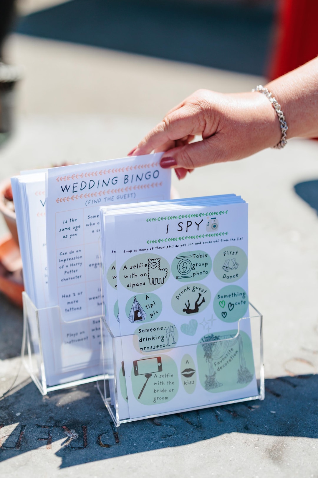 Wedding Guest Games Bundle Unique (customisable) - I Spy | Guess Who ...