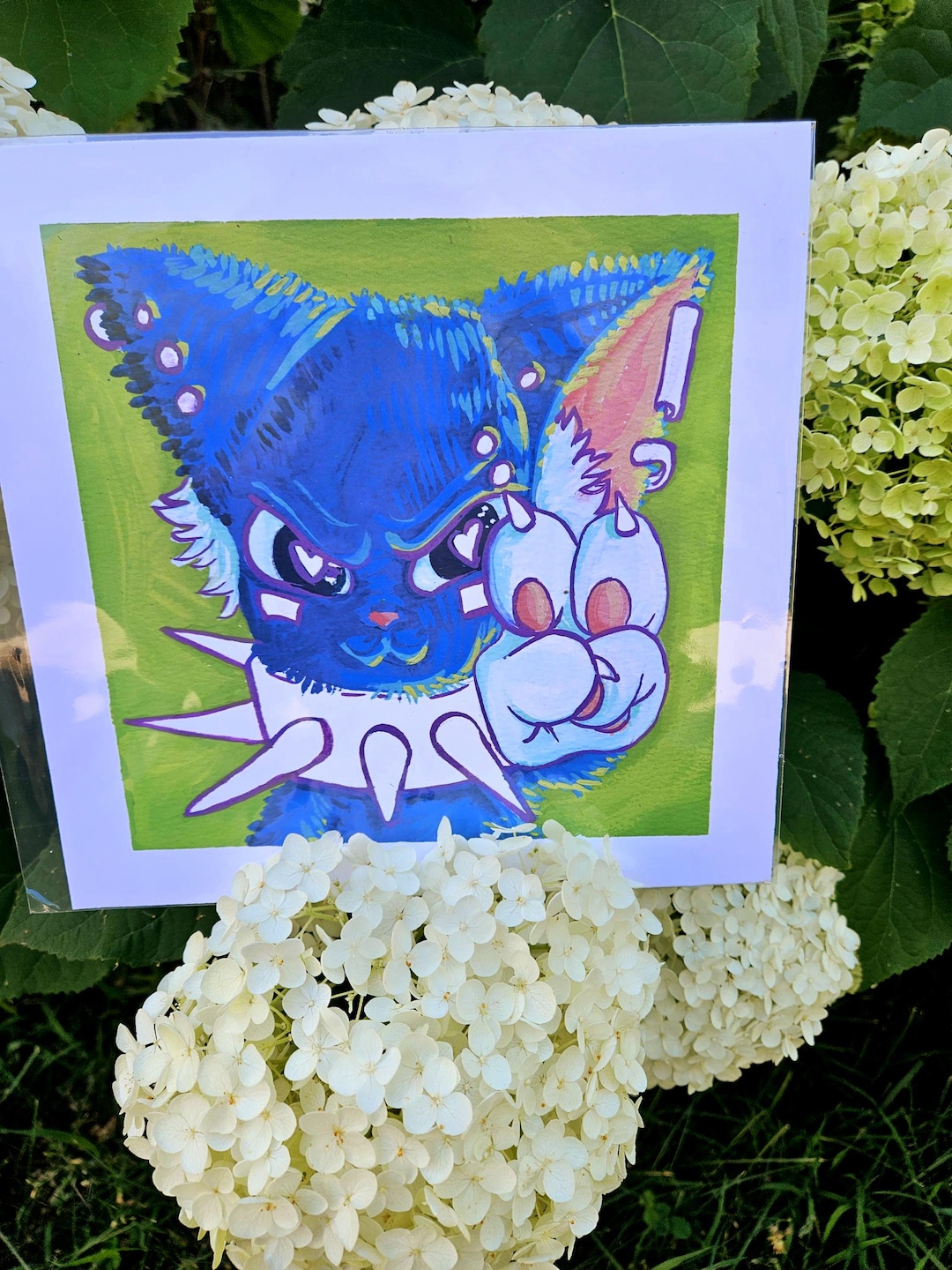 Punk Kat Pride Kat Color Your Own Flag Print - Etsy