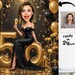Custom 50th Birthday Cartoon Portrait | Personalized Caricature Drawing ...
