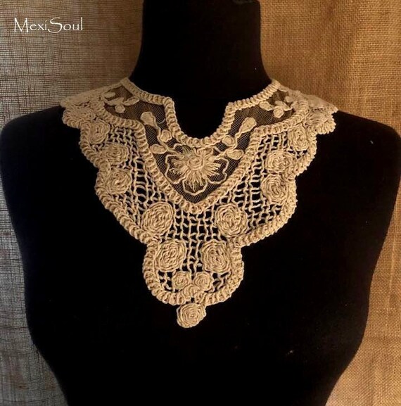 Designer Lace Collars/inserts/set of 6/designer | Etsy