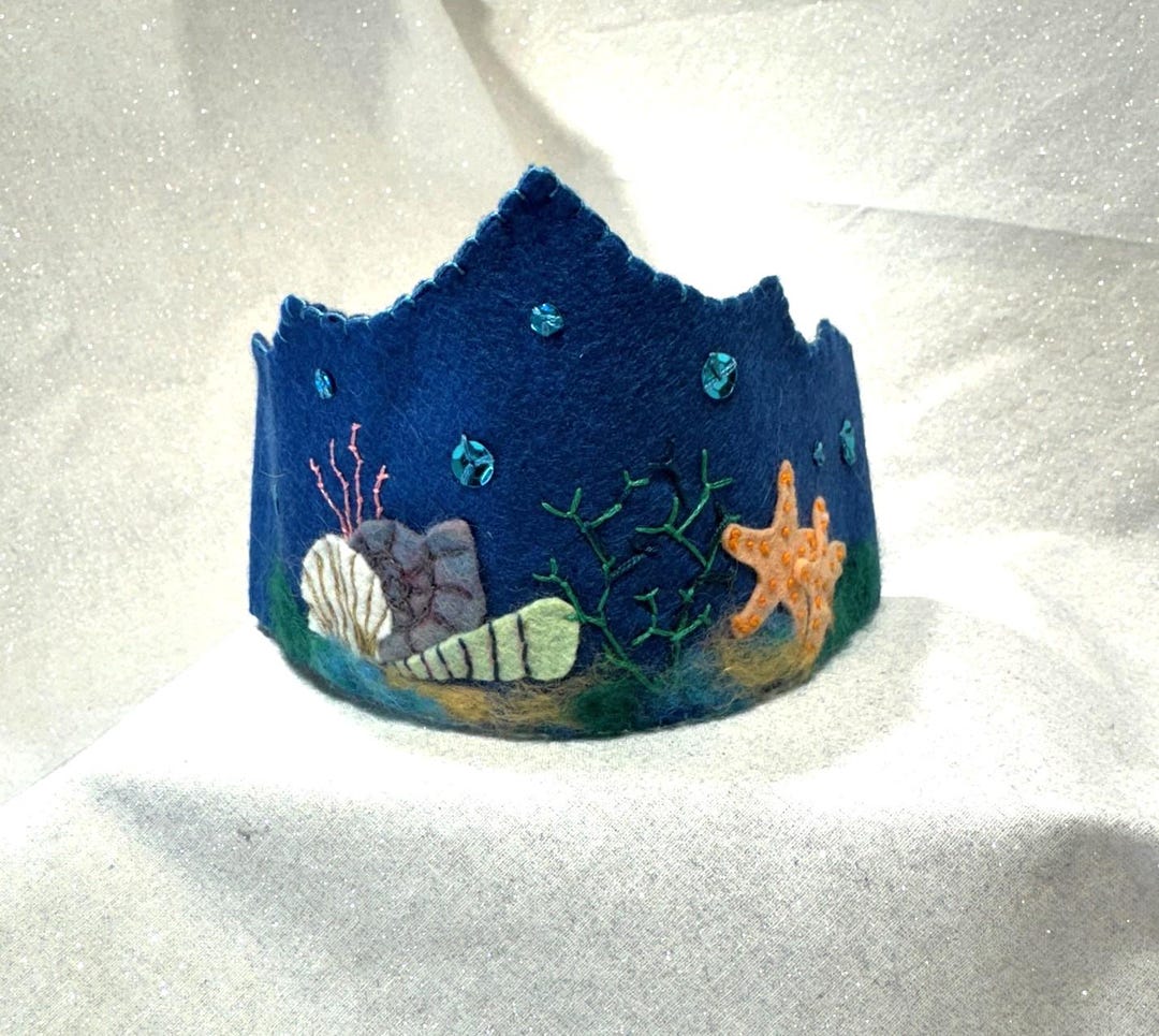 Wool Felt Crown - Green - Etsy