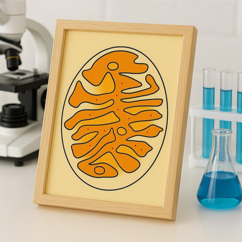 Mitochondria Coloring Page – Printable Biology Worksheet and Science ...