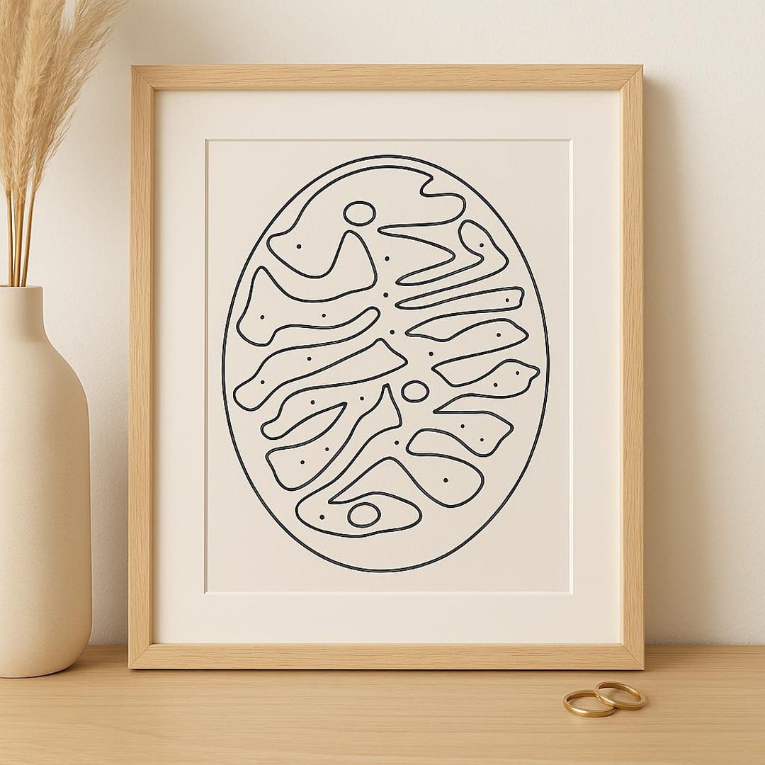 Mitochondria Coloring Page – Printable Biology Worksheet and Science ...