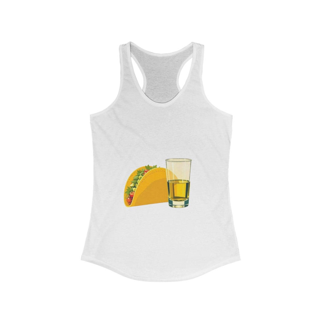Taco & Tequila Racerback Tank, Fun Summer Top, Gift for Foodies, Party ...