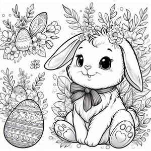Happy Easter Coloring Pack – Egg-citing Fun for Kids! - Etsy