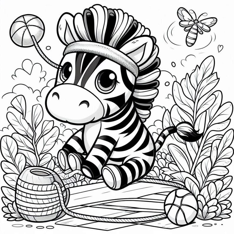 Jungle World Coloring Pack – Wild Fun for Kids! - Etsy